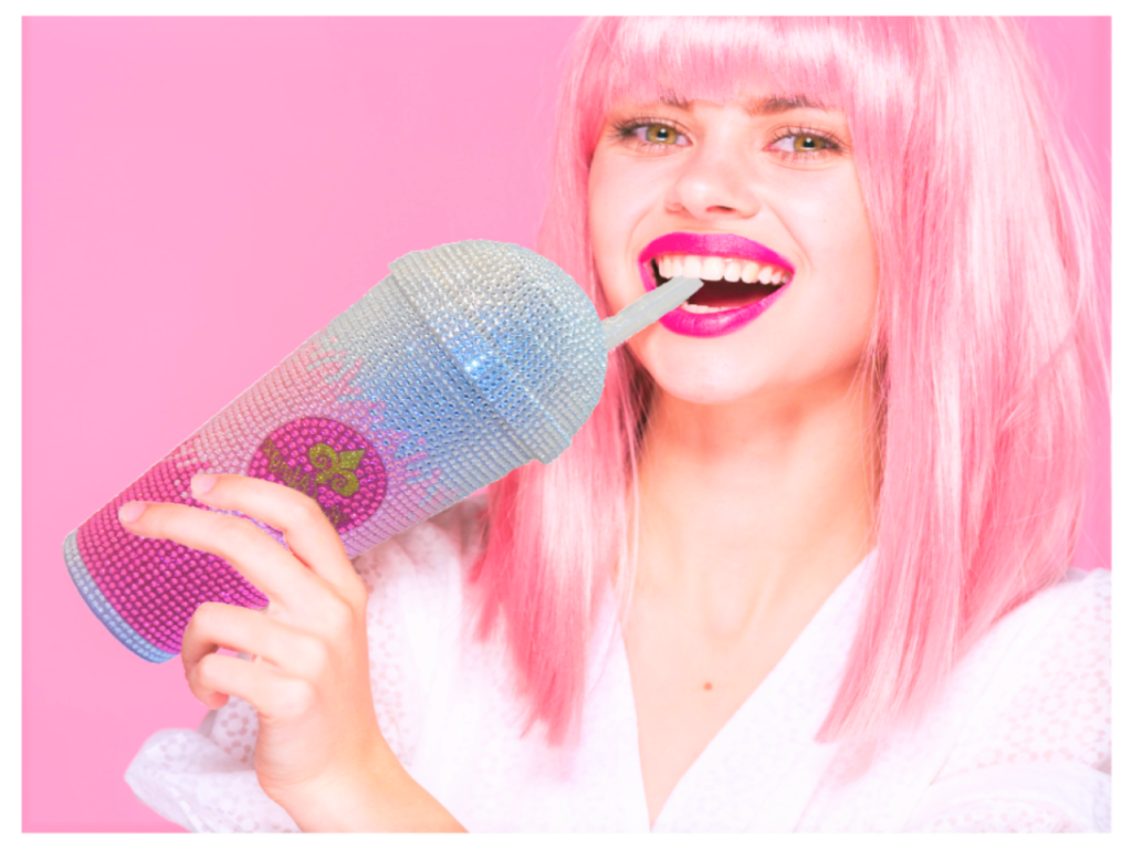 Rhinestone Bling Cup – luxblingz